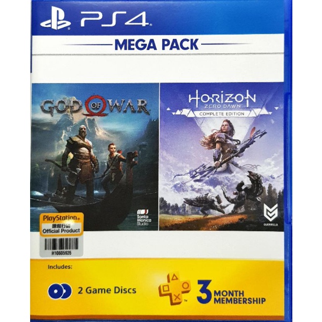 PS4 GAME GOD OF WAR. HORIZON ZERO DAWN COMPLETE EDITION CHI/ENG (USED ...