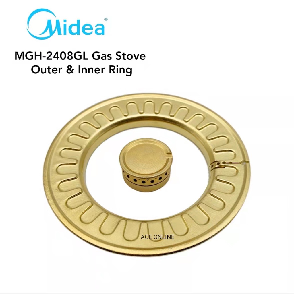 MIDEA MGH-2408GL Gas Stove Outer & Inner Ring | Shopee Malaysia