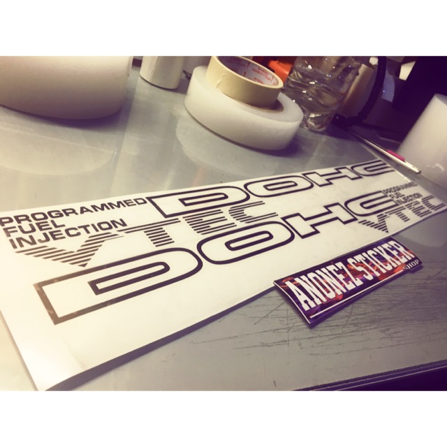 dohc vtec ef9 door sticker (cutting sticker) | Shopee Malaysia