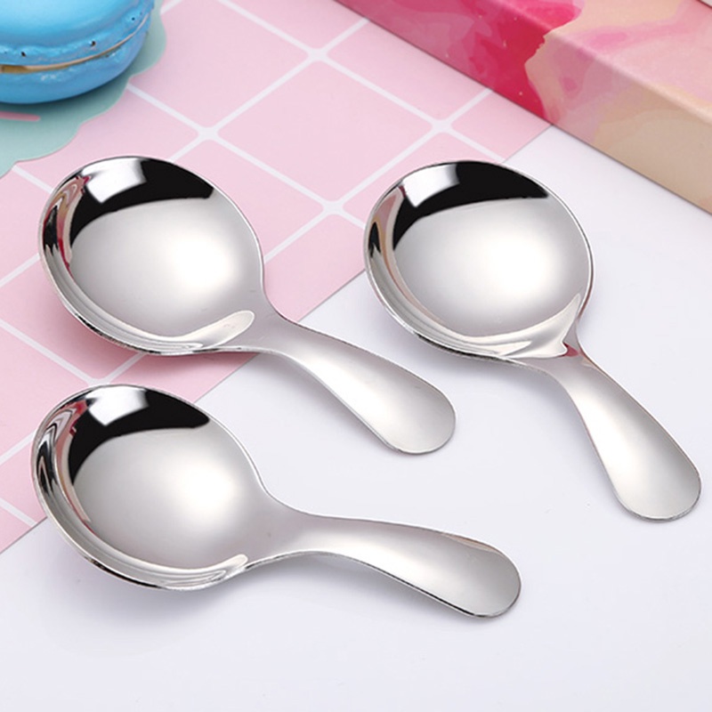 304 Stainless Steel Short Handle Spoon/ Sugar Salt Spice Condiment ...