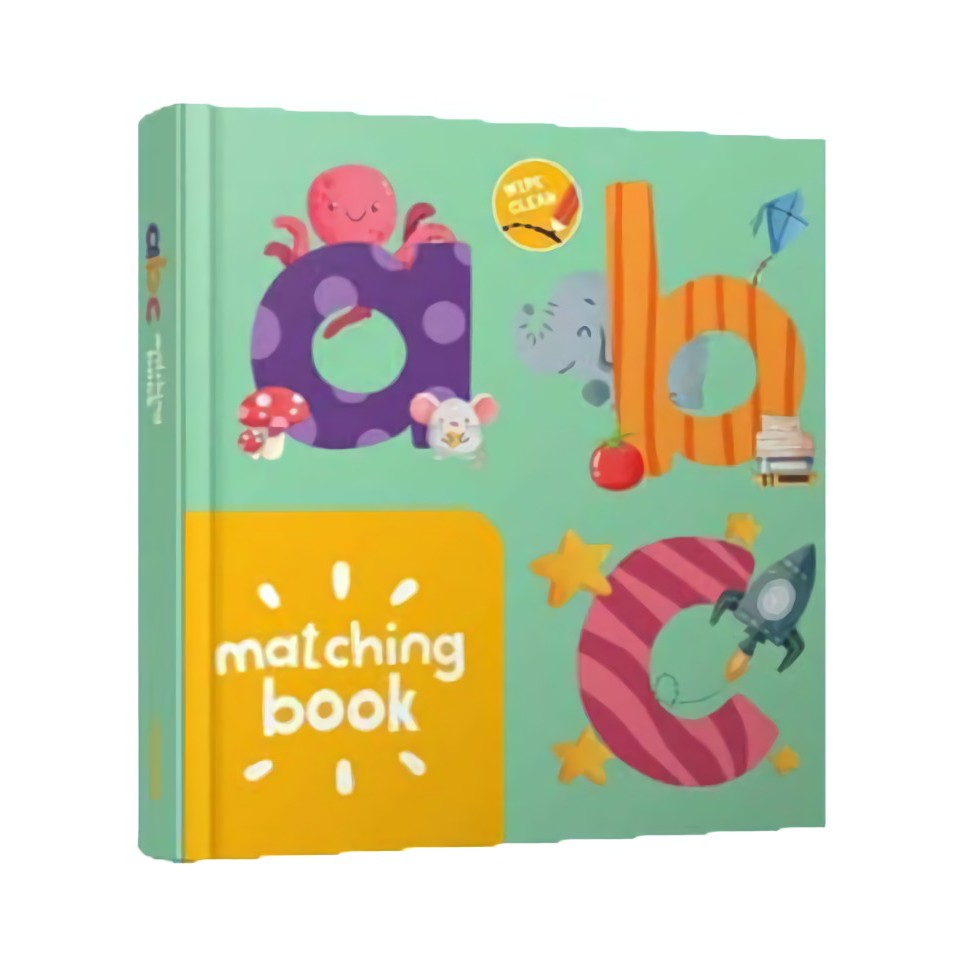[Mizan] Wipe And Clean Matching Book Abc (Boardbook) | Shopee Malaysia