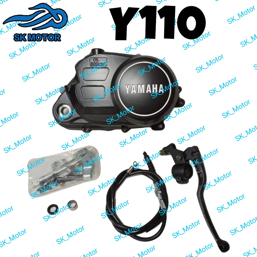 Yamaha Y110 SS Clutch Lever Modify Cover Set Casing Set Modify Silver ...