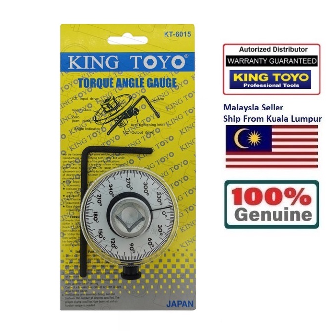 King Toyo Torque Angle Gauge 360 KT-6015 (NEW & ORI KING TOYO) | Shopee ... King Toyo Torque Angle Gauge 360 KT-6015 (NEW & ORI KING TOYO) | Shopee ...