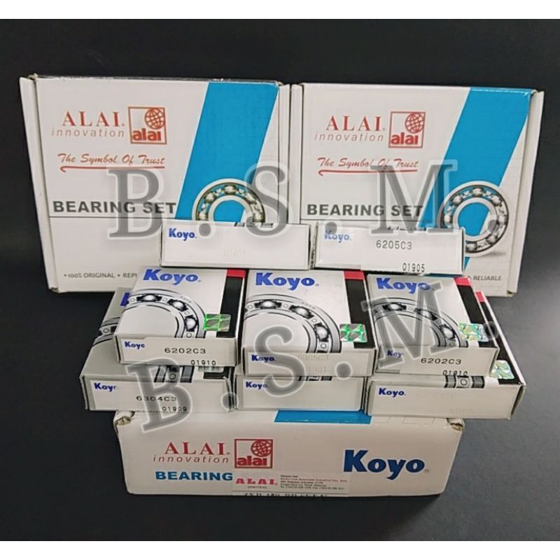KAWASAKI ZXR150 / RR150 ENGINE BEARING FULL SET { KOYO } | Shopee Malaysia
