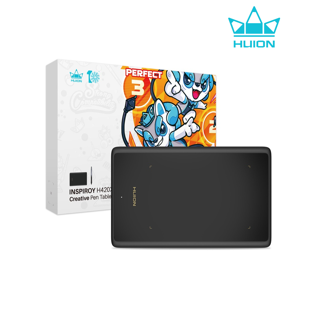HUION H420X OSU Tablet Graphic Drawing Tablet with 8192 Levels Pressure ...