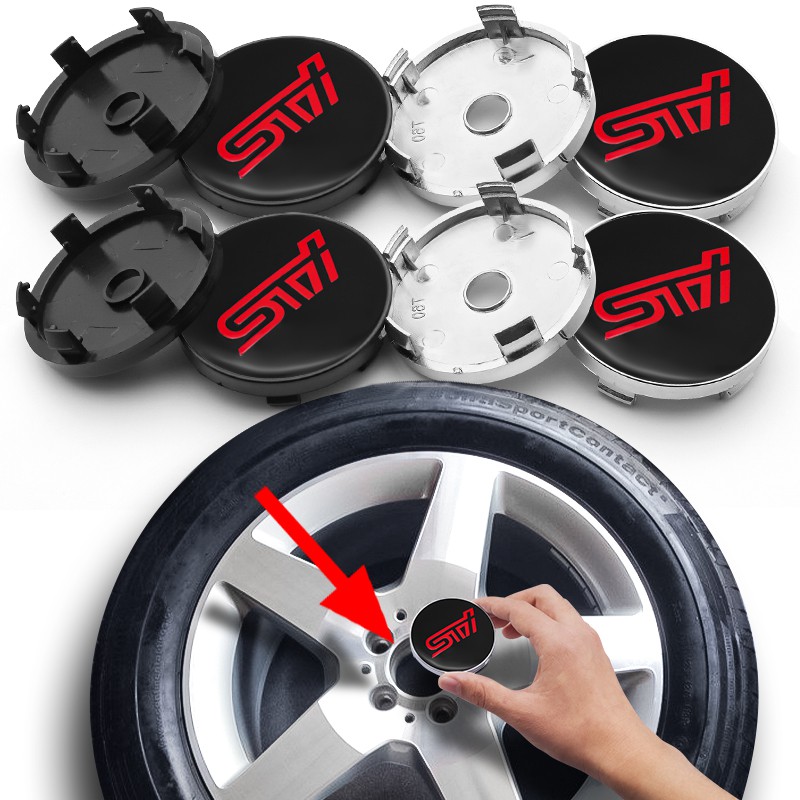 4pcs 60mm emblem Wheel Center Hub Caps Badge covers Car Accessories for ...