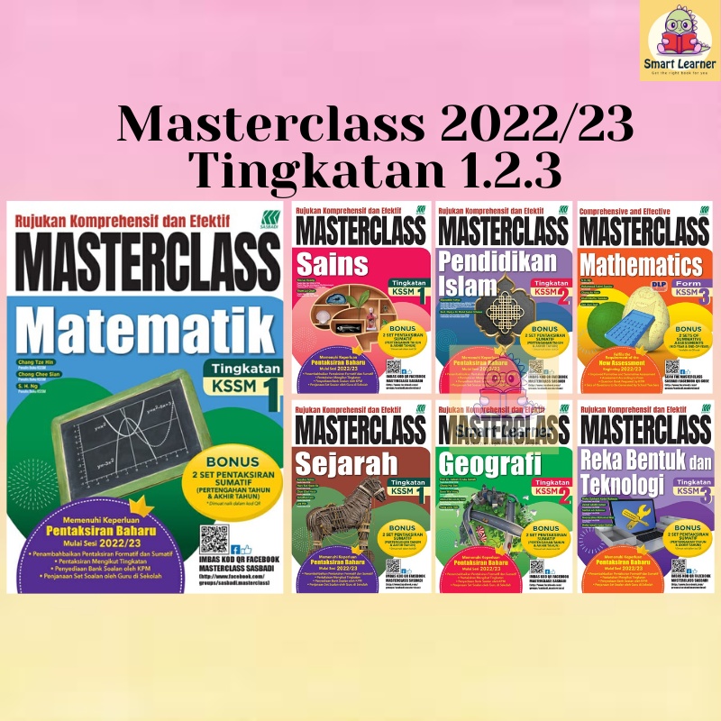 [sb] Buku Rujukan Masterclass Pt3 Tingkatan 1 2 3 Pentaksiran Baharu