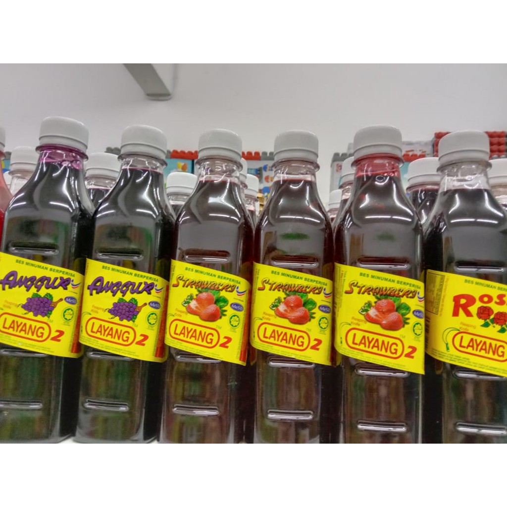 MINUMAN BERPERISA ROSE/BLUE ROSE/LAICI/OREN/STRAWBERRY/ANGGUR/TEMBIKAI ...