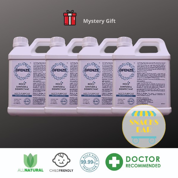 (Ready stock) 4x2L | Sanitizer & Disinfectant Multi Purpose | DFENZE ...