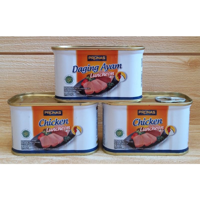 Pronas Chicken Luncheon Meat 198gr/Pronas Luncheon Chicken | Shopee ...
