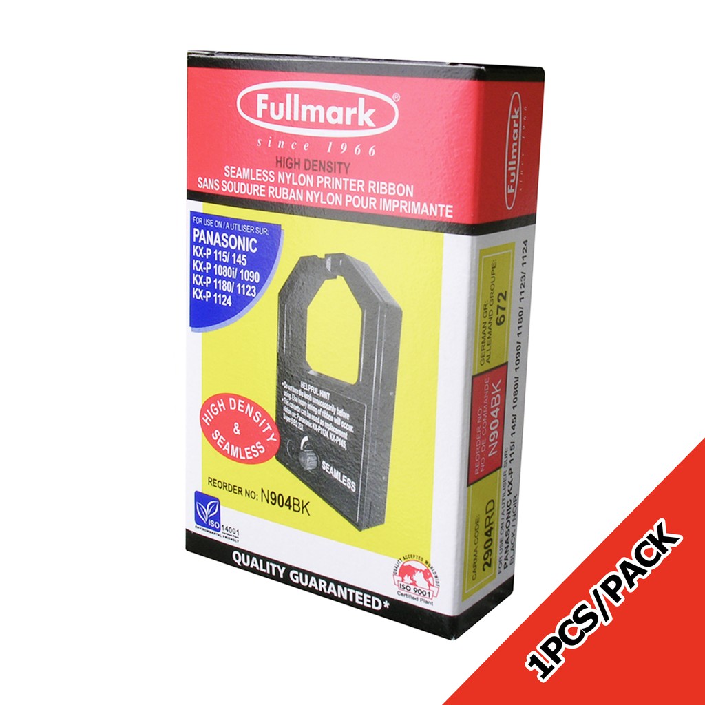 Fullmark KX-P1121 / KX-P1121E / KX-P145 / KXP145 Printer Ribbon Nylon ...