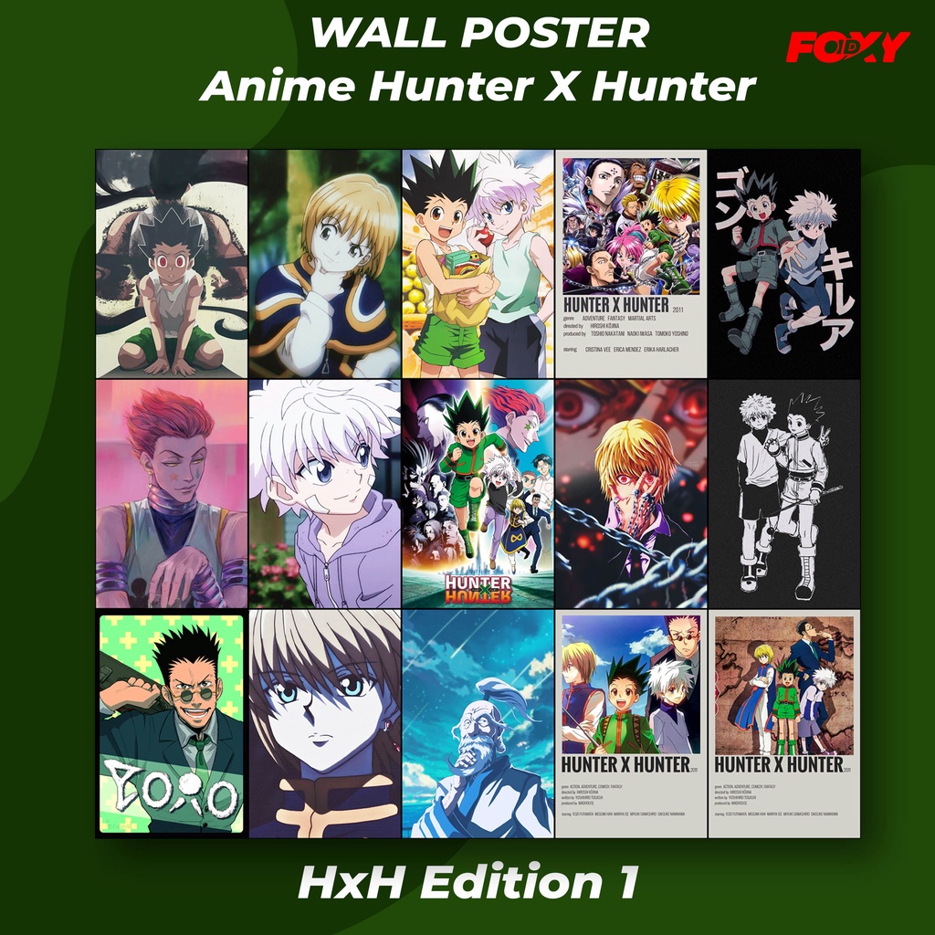 (15 Pcs) ANIME POSTER HUNTER X HUNTER AESTHETIC WALLPAPER HXH EDITION ...