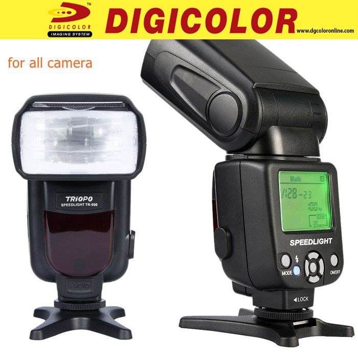 Triopo TR-950 Wireless Flash Manual Multi Flash Speedlite For Canon and ...