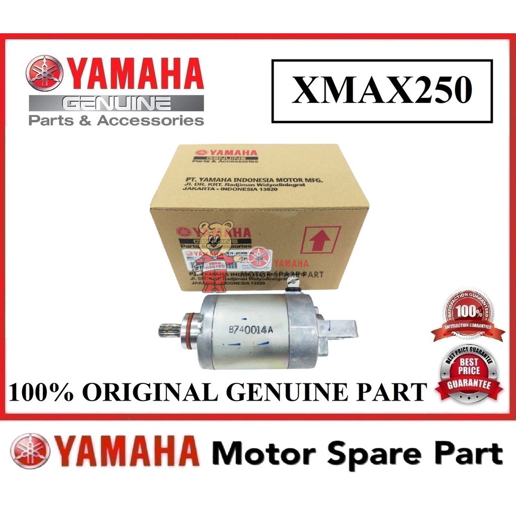 100% ORIGINAL YAMAHA XMAX250 STARTER MOTOR ASSY 0 B74-H1890-00 STARTOR ...