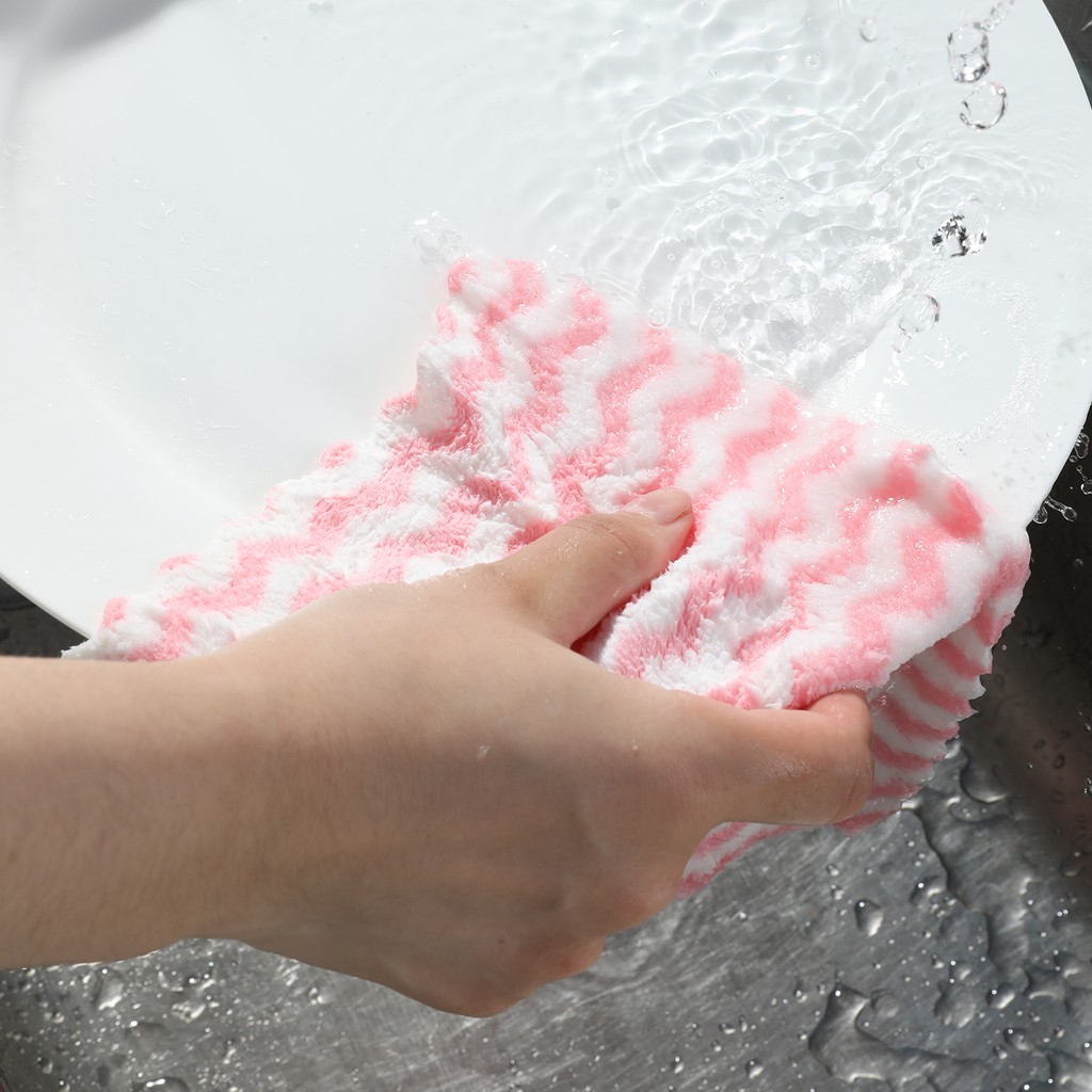 Absorbent Kitchen Microfiber Cloth (10 Pack) | Shopee Malaysia