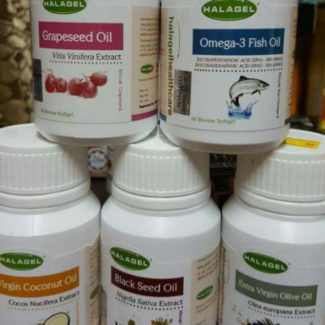 Halal Omega 3 Fish Oil softgel(minyak ikan omega3) | Shopee Malaysia