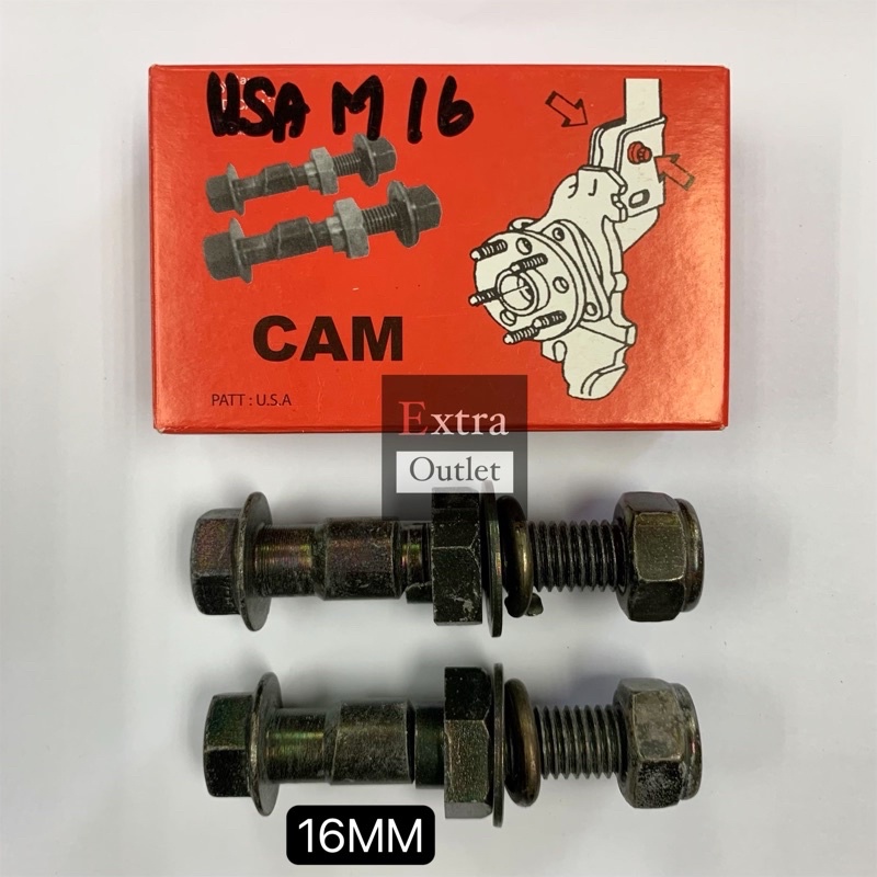 USA Heavy Duty Camber Nut (2PC) Camber Bolt Camber Screw Skru Chamber ...