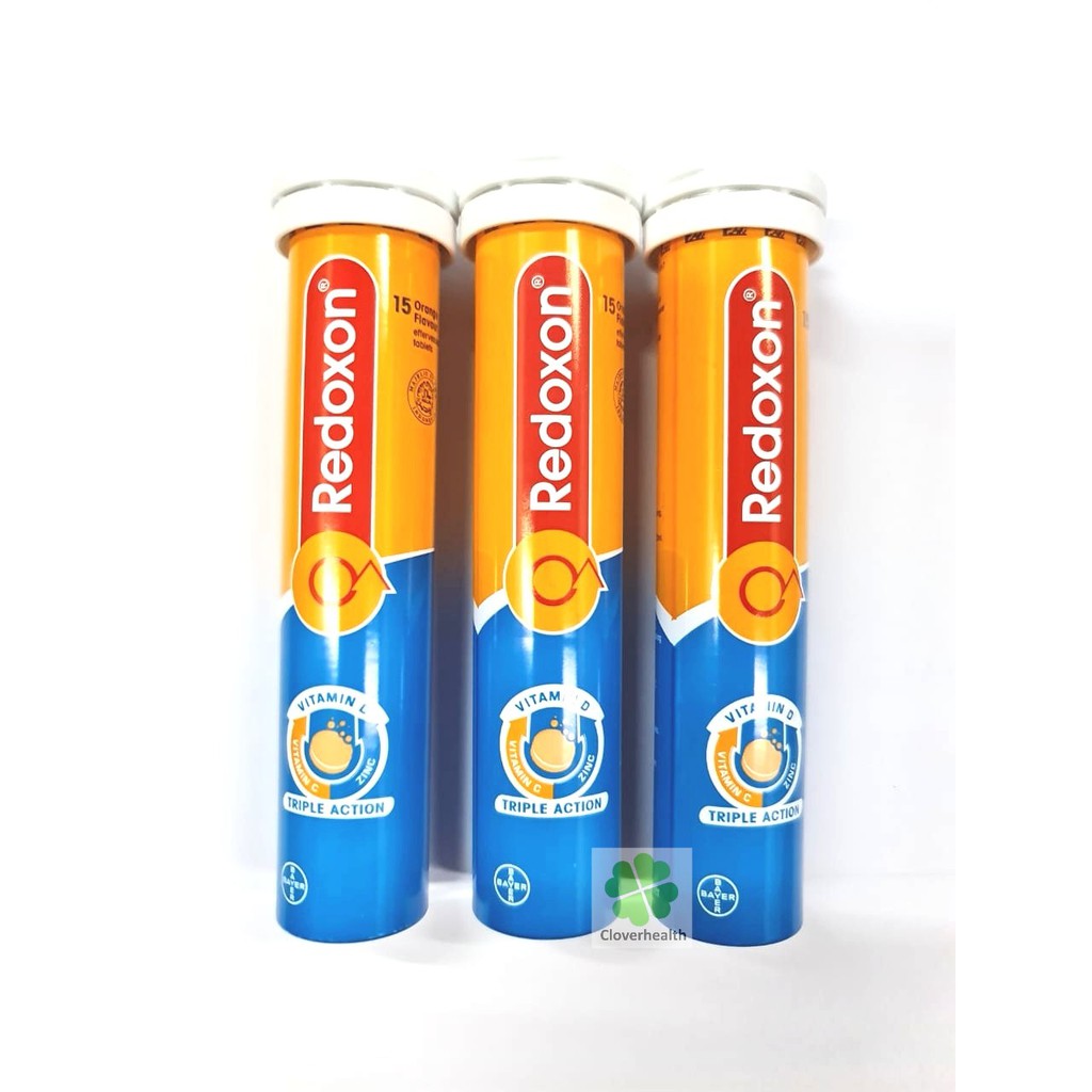 Redoxon Triple Action Vitamin C 1000mg , D & Zinc Effervescent Tablet ...