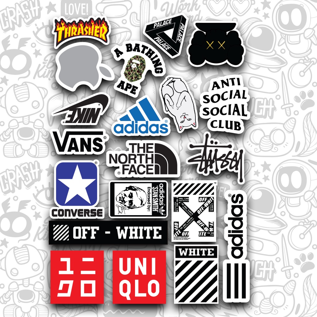 Brand Hype series 1 case pack Sticker| AESTHETIC LAPTOP STICKERS, HP ...