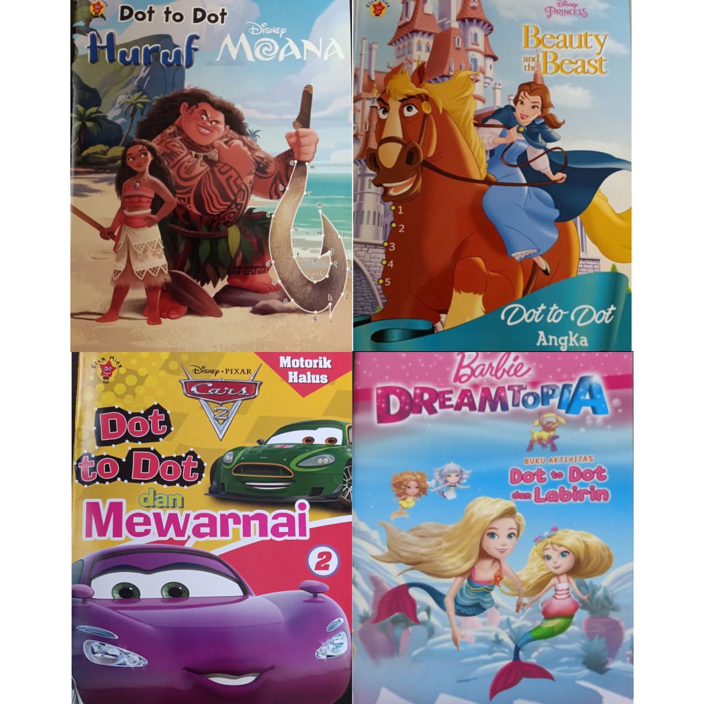Disney Princess Belle Children's Activity Book, Moana, Cars 2, Barbie ... Disney Princess Belle Children's Activity Book, Moana, Cars 2, Barbie ...