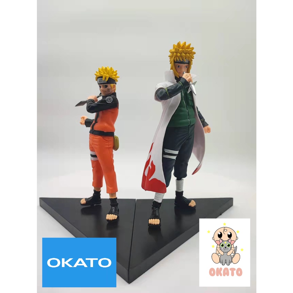 OKATO🔥READY STOCK🔥Naruto Figure Anime Minato Namikaze and Uzumaki ...