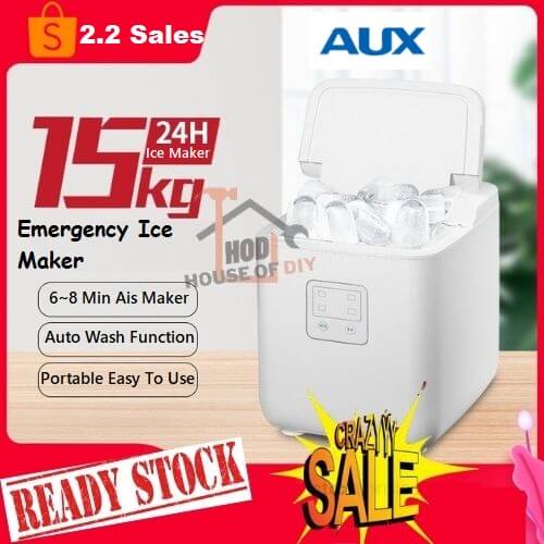 Portable Mini Bar Ice Maker 2.2L Mesin Ais Batu Freeze Makes Ice Car ...