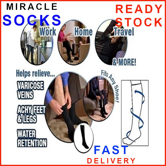 💟 READY STOCK 💟 Stokin Ibu Mengandung Miracle Socks - maximum compression at the ankle | Shopee ...