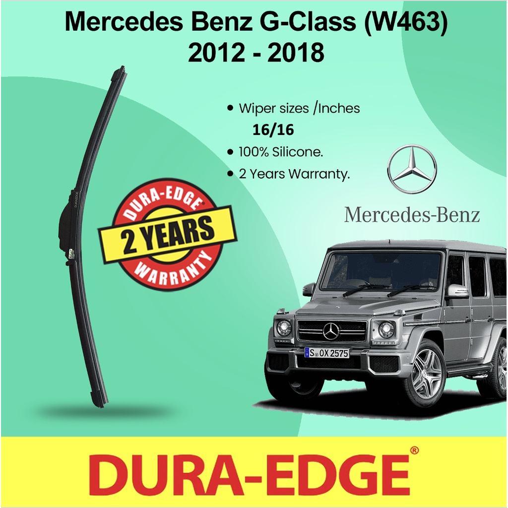 Mercedes Benz G-Class (W463) 2012-2018 - Dura-Edge Silicone Wiper - 2 ...