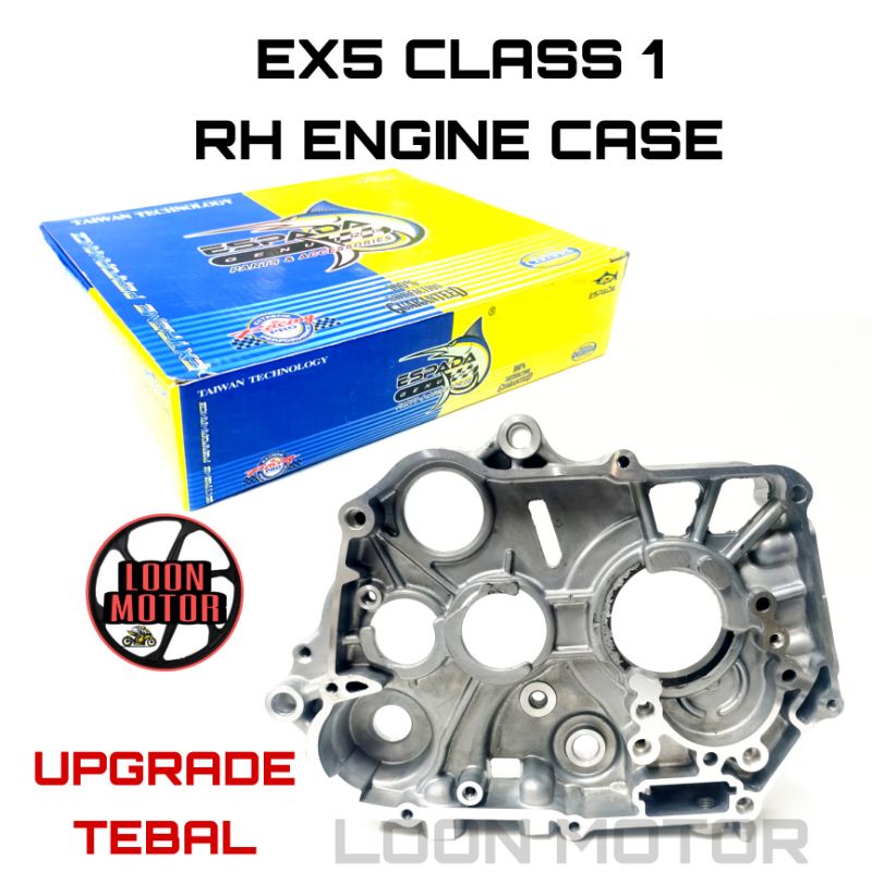 EX5 CLASS 1 / ONE TEN ENGINE CRANKCASE (RH) UPGRADE TEBAL - ESPADA RACING | Shopee Malaysia