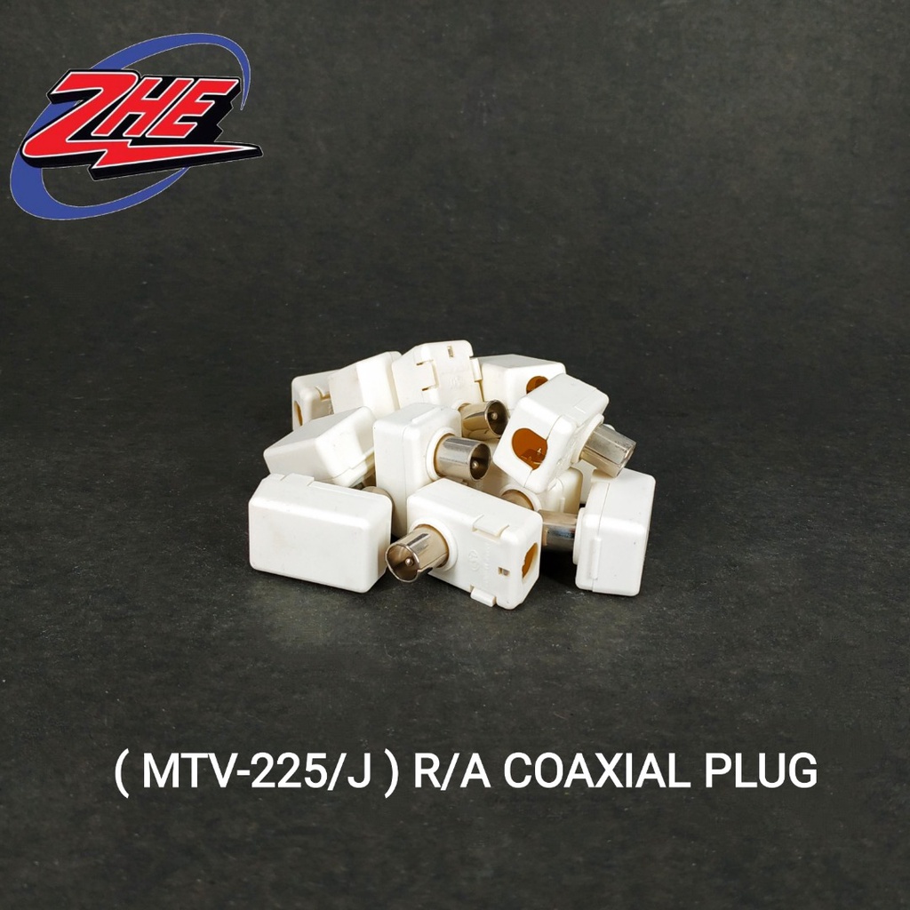 ( 90° L ANGLE )TV AERIAL DIGITAL ANTENNA PLUG / SOCKET CONNECTOR ...
