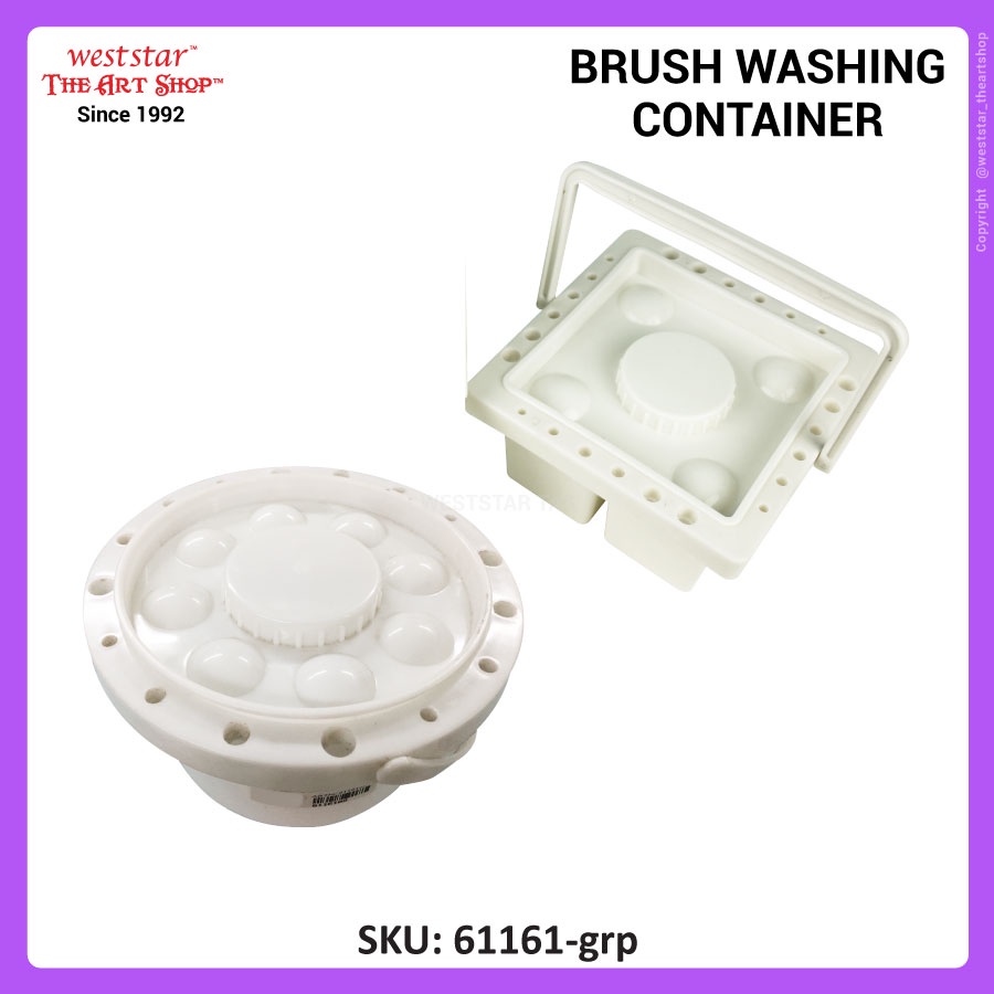 [Weststar TAS] Weststar Round Brush Washing Container , Brush Washing ...
