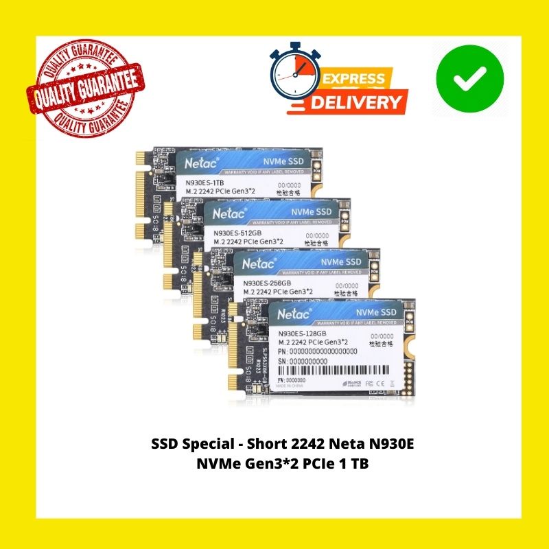 SSD Special - Short 2242 Neta N930E NVMe Gen3*2 PCIe 1 TB | Shopee Malaysia