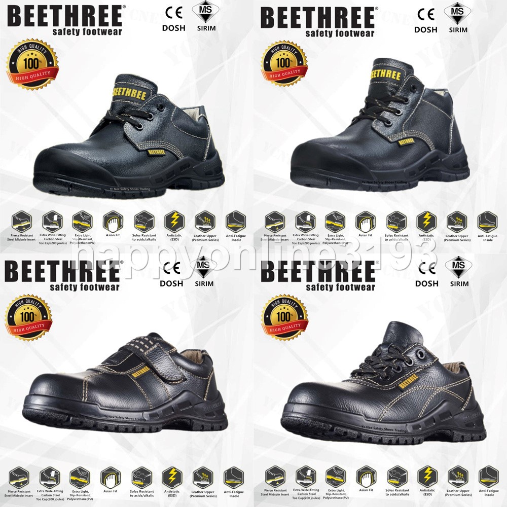 Beethree Safety Shoe Safety Boot High Quality Leather ESD Shoes bt-8700 ...