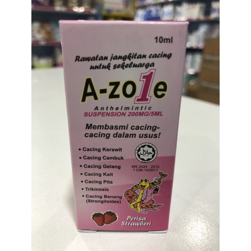 A-zole suspension 200mg/5ml strawberry 10ml | Shopee Malaysia