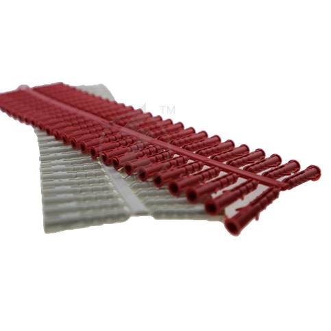 M6 (50’s) Plastic Wall Plug Anchor Expansion Bolt Pipe Column Concrete ...