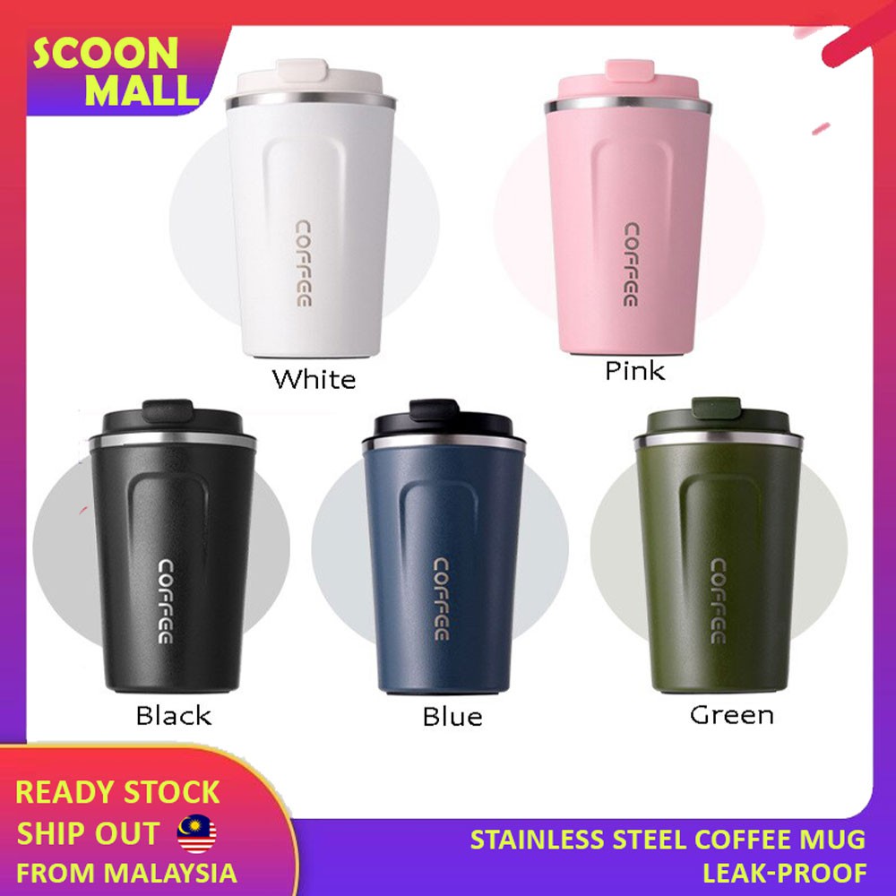 🔥Ready Stock🔥SCOON Coffee Cup 510ml Stainless Steel Portable HOT COLD ...