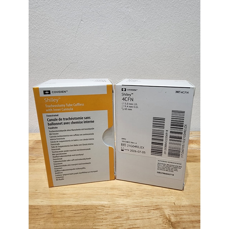 Shiley Fenestrated Tracheostomy Tubes, Cuffless with Inner Cannula ...