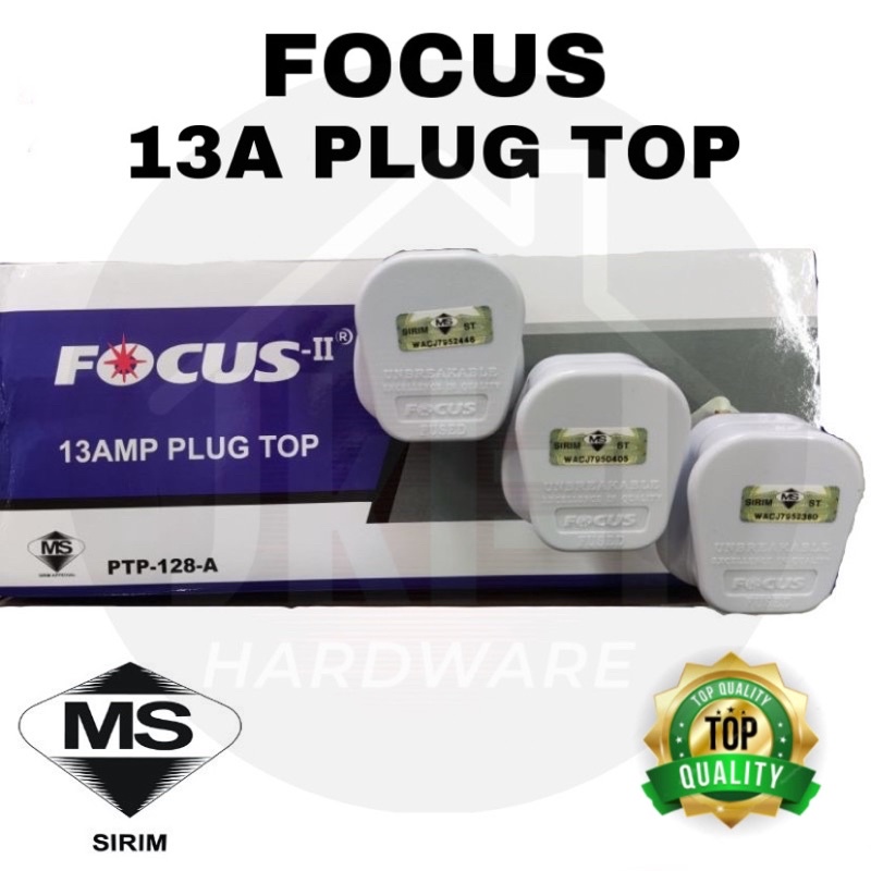 FOCUS 13A PLUG TOP /3 pin plug top 三角插头(100% ORIGINAL） | Shopee Malaysia
