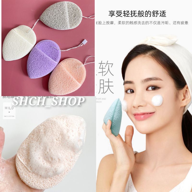 Face wash soft cleansing face puff beauty salon special deep cleaning ...