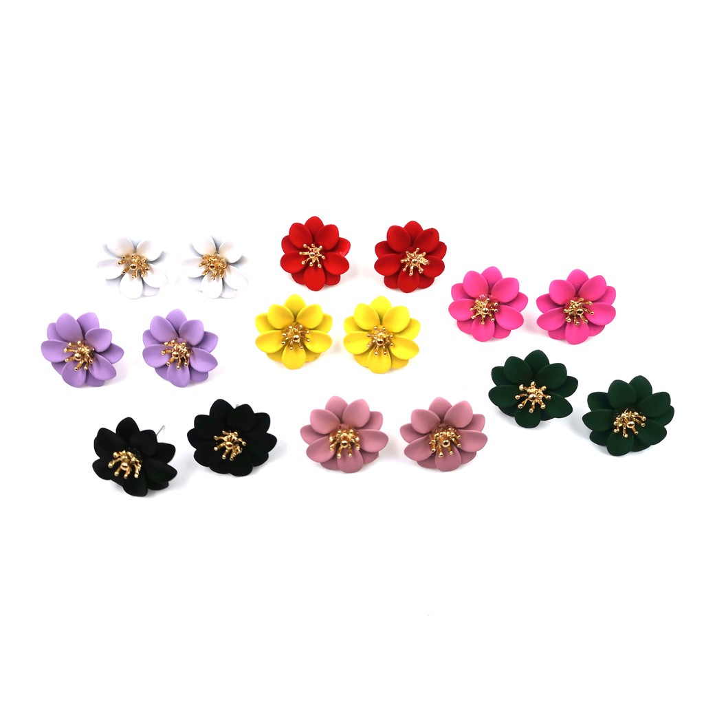 Earrings Flower Beautiful Floral Jewellery Studs Accessories Woman ...