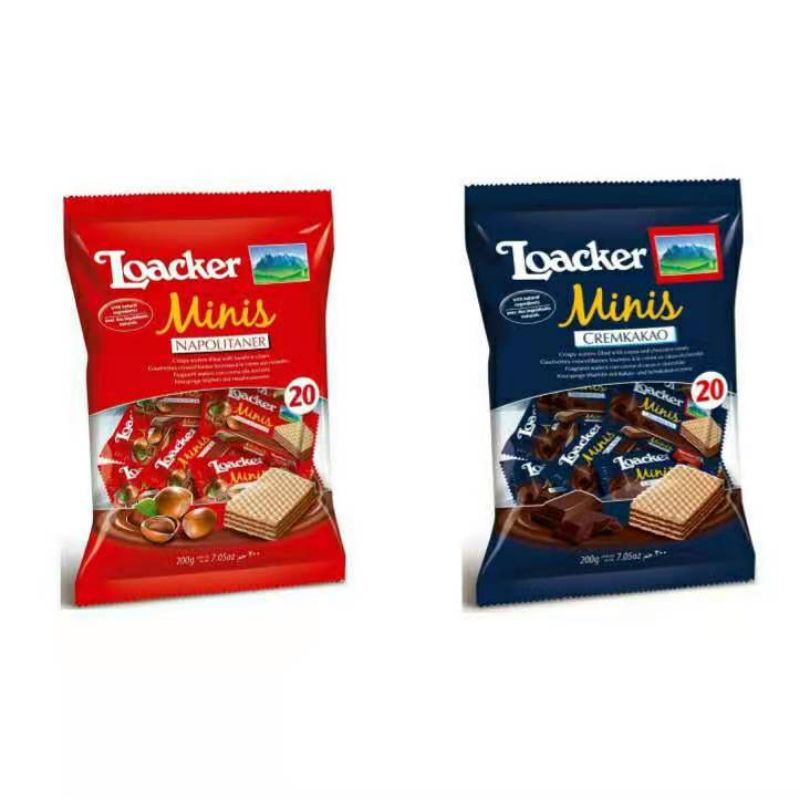 Loacker Classic Minis Napolitaner/Cremkakao 200g 20pcs | Shopee Malaysia