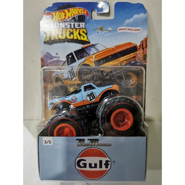 Hotwheels Monster Trucks Pure Muscle (Gulf) | Shopee Malaysia