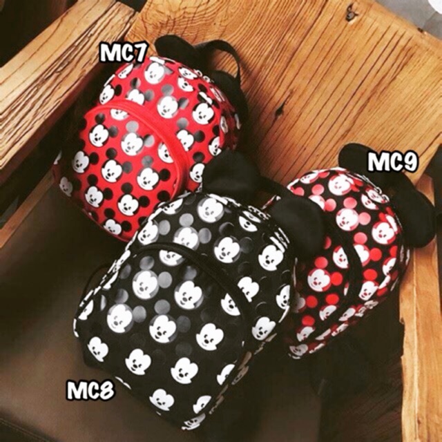 [CLEARANCE] Disney Cartoon Mickey Mouse Mini Backpack For Kids Children ...