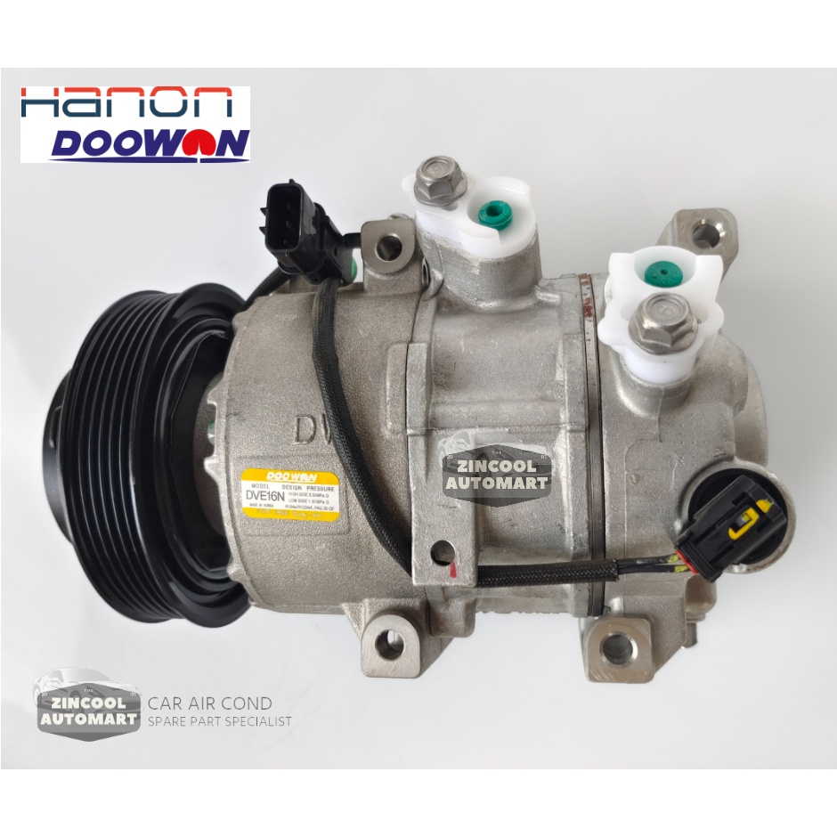 Hyundai Tucson 18' AirCond Compressor C/W Magnet DVE16N-6PK 💯% Original ...