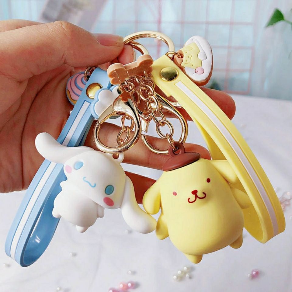 Cute Yutui Dog Kuli Girl Keychain Telefon Mudah Alih Loket Perempuan ...