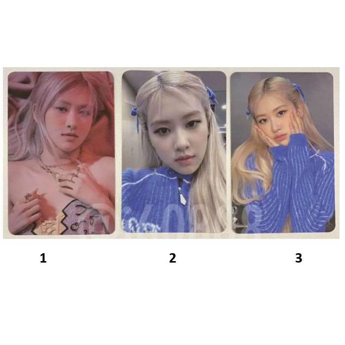 Ktown4u POB PHOTOCARD Rosé - First Single Album -R | Shopee Malaysia