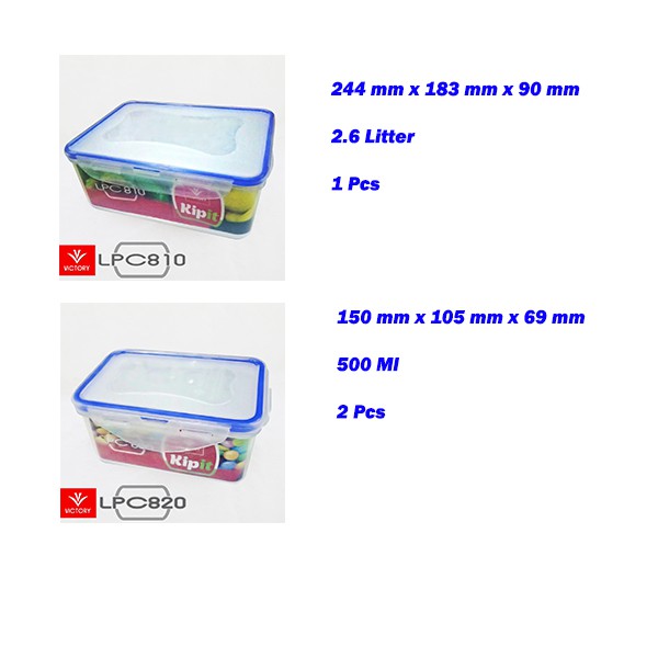 Victory Kipit Lunch Box SET - LPC 810 + 820 (2Pcs) | Shopee Malaysia