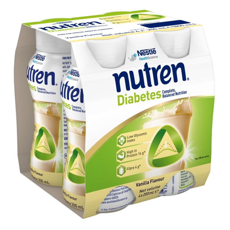 NESTLE NUTREN DIABETIC PLUS VANILLA 200ML | Shopee Malaysia