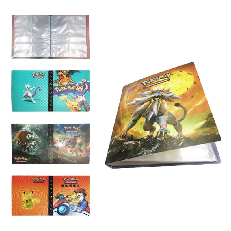 Elegant Bluesky Pikachu Album Book List Sheet Holder For 240 Collectors ...