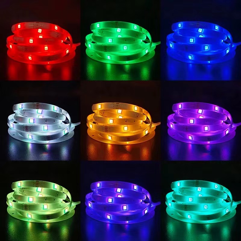 5M LED Light Strip RGB Full Color Ambiance LED Tape Lights Changing LED ...